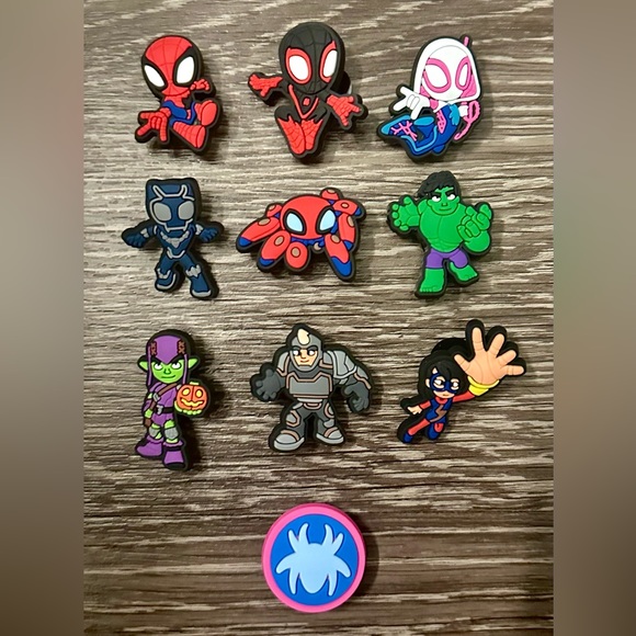 CROCS | Shoes | Spidey And His Amazing Friends Croc Charms Jibbitz ...
